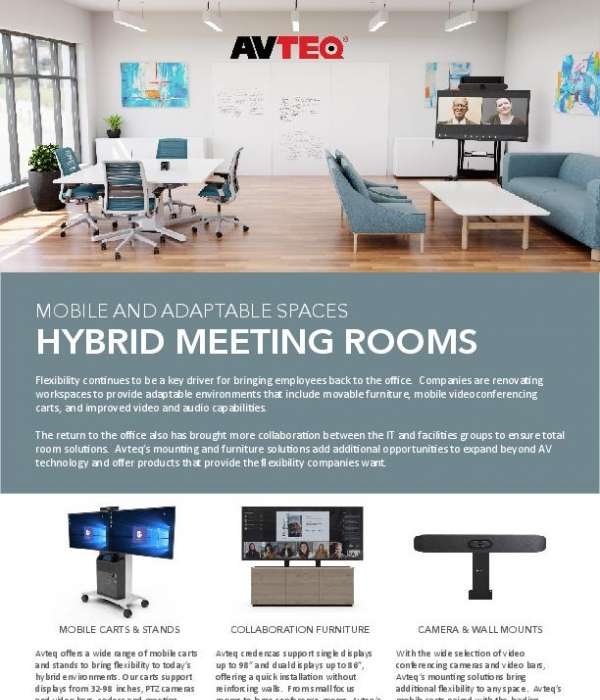 Mobile and Adaptable Spaces: Hybrid Meeting Rooms - Broadband ...