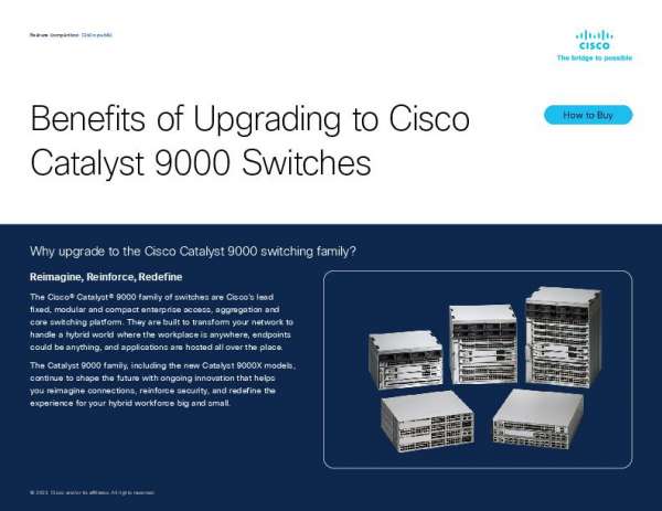 Benefits of Upgrading to Cisco Catalyst 9000 Switches - Broadband telecommunication -network ...