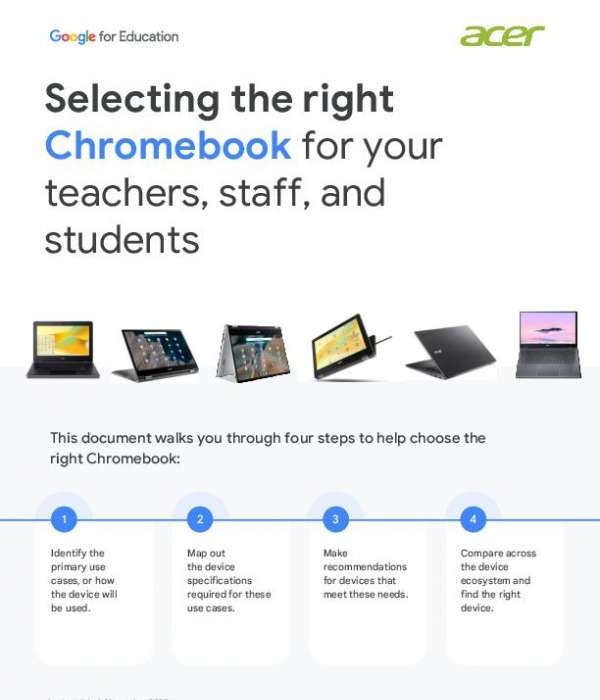 Selecting the right Chromebook for your teachers, staff, and students ...